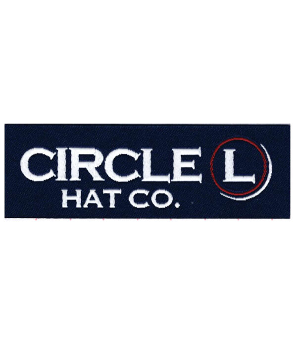 Circle L Navy Rectangle Hat Badge - Circle L Australia